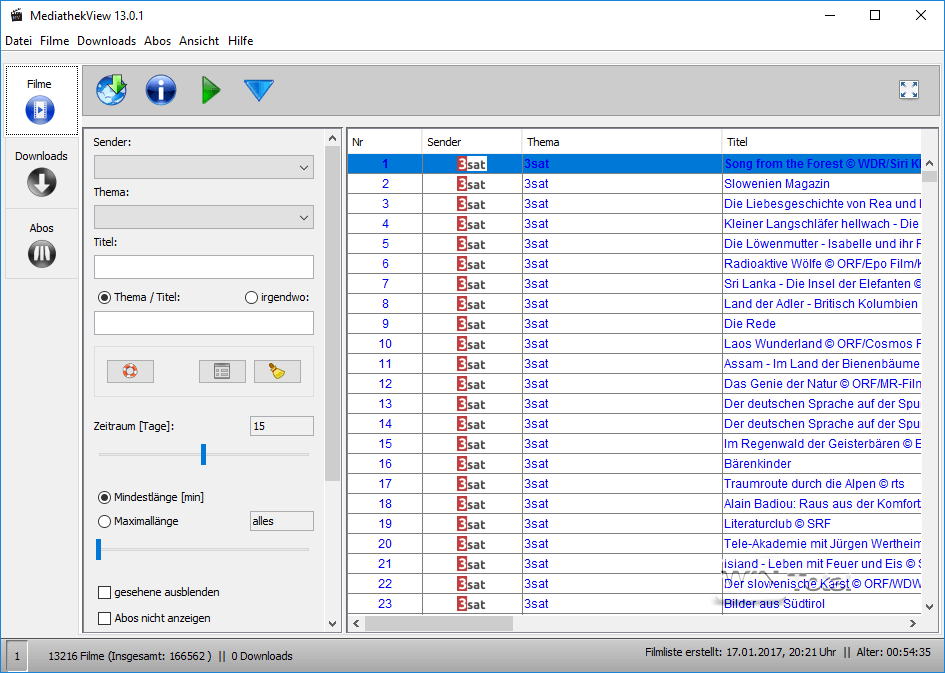 MediathekView - Download - WinTotal.de
