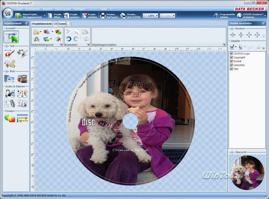 Data Becker CD/DVD-Druckerei 7 – Spezialist vs. Allrounder - WinTotal.de