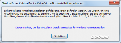 ShadowProtect 4 Desktop Edition - WinTotal.de