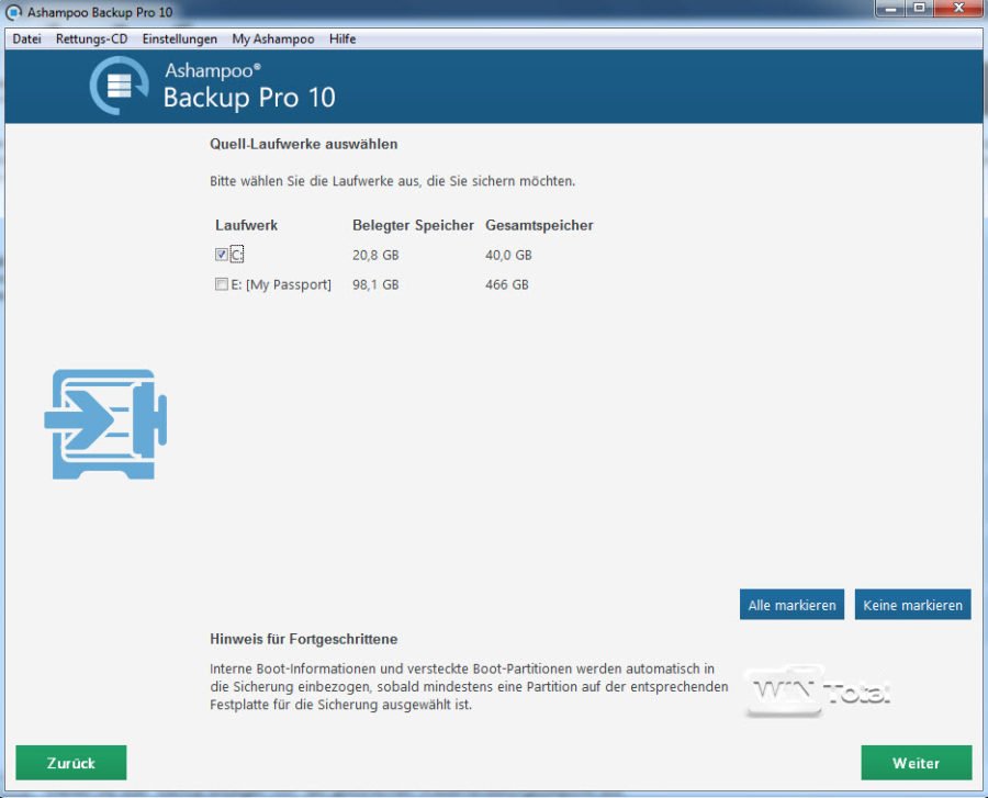 Ashampoo Backup Pro 10 - Komfortables Backup-Programm mit Cloud ...