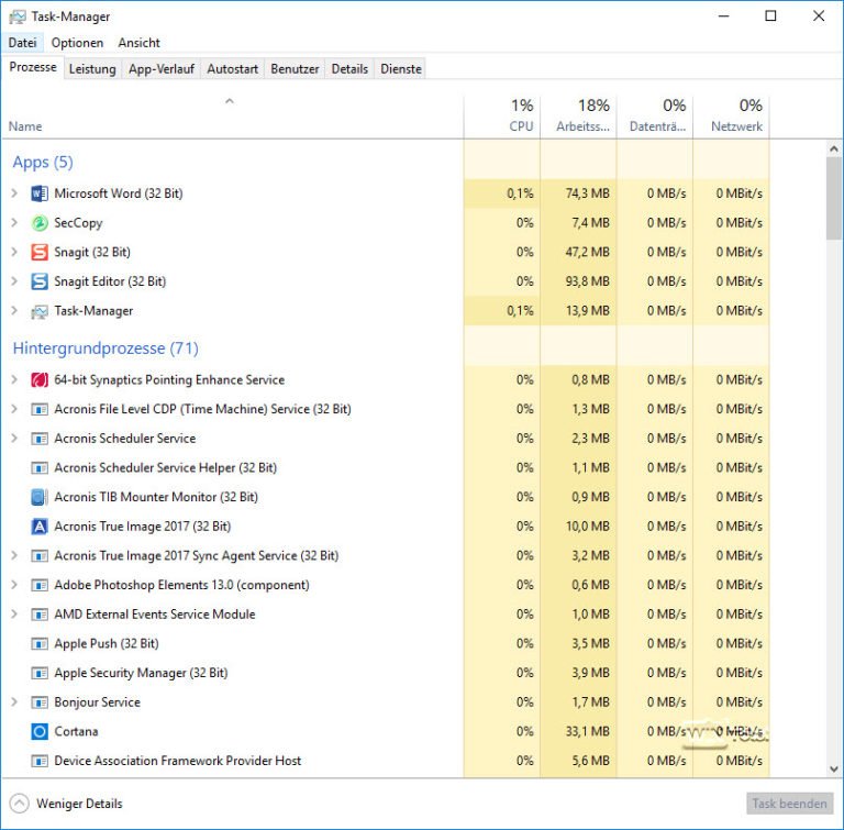 So nutzen Sie den Task-Manager von Windows 10 richtig - WinTotal.de