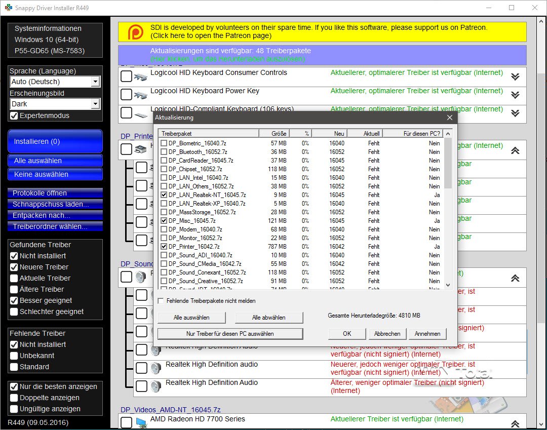 Snappy Driver Installer (SDI) - Download - Kostenlos & schnell auf ...
