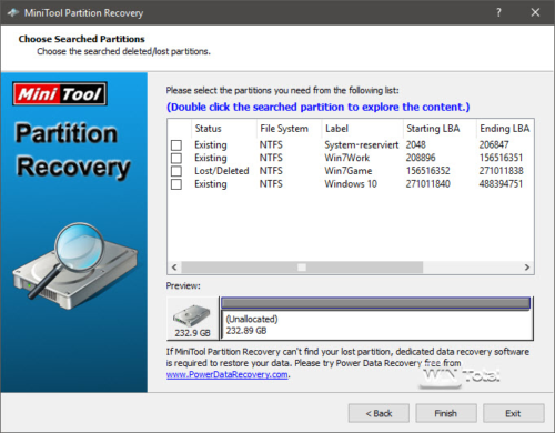 MiniTool Partition Recovery Free - Download - Kostenlos & schnell auf ...
