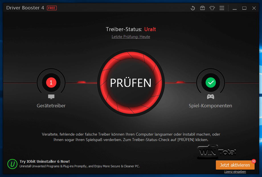 IObit Driver Booster Free - Download - Kostenlos & schnell auf WinTotal.de