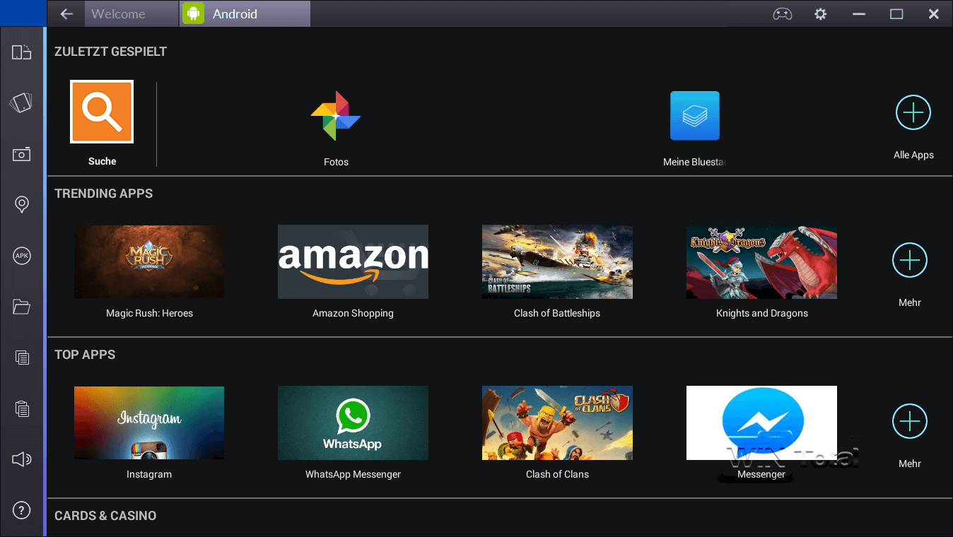 BlueStacks App Player - Download - Kostenlos & schnell auf WinTotal.de