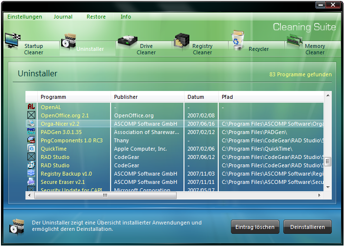 Cleaning Suite Standard Edition - Download - Kostenlos & schnell auf ...