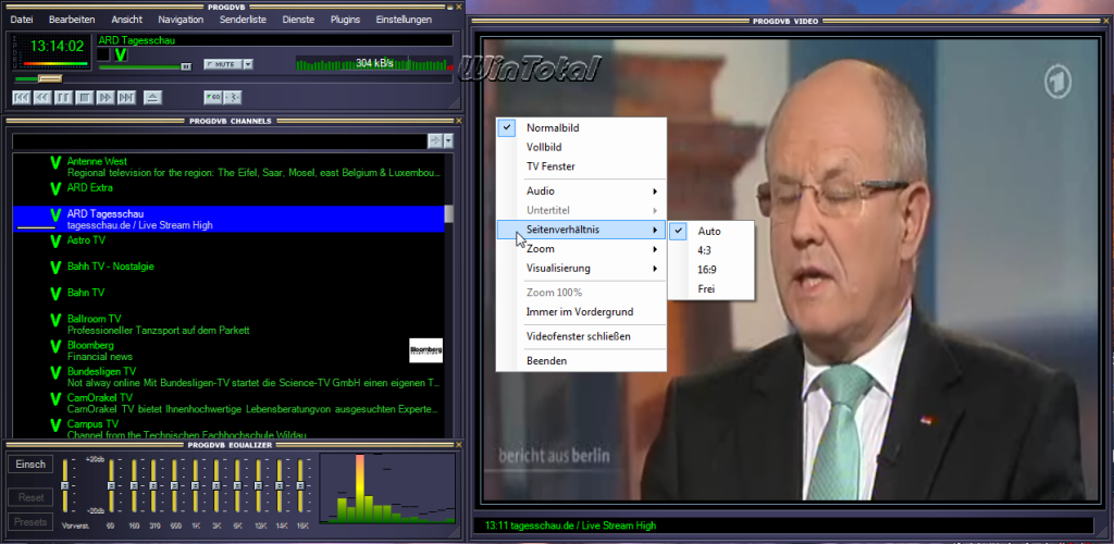 ProgDVB Standard - Download - WinTotal.de