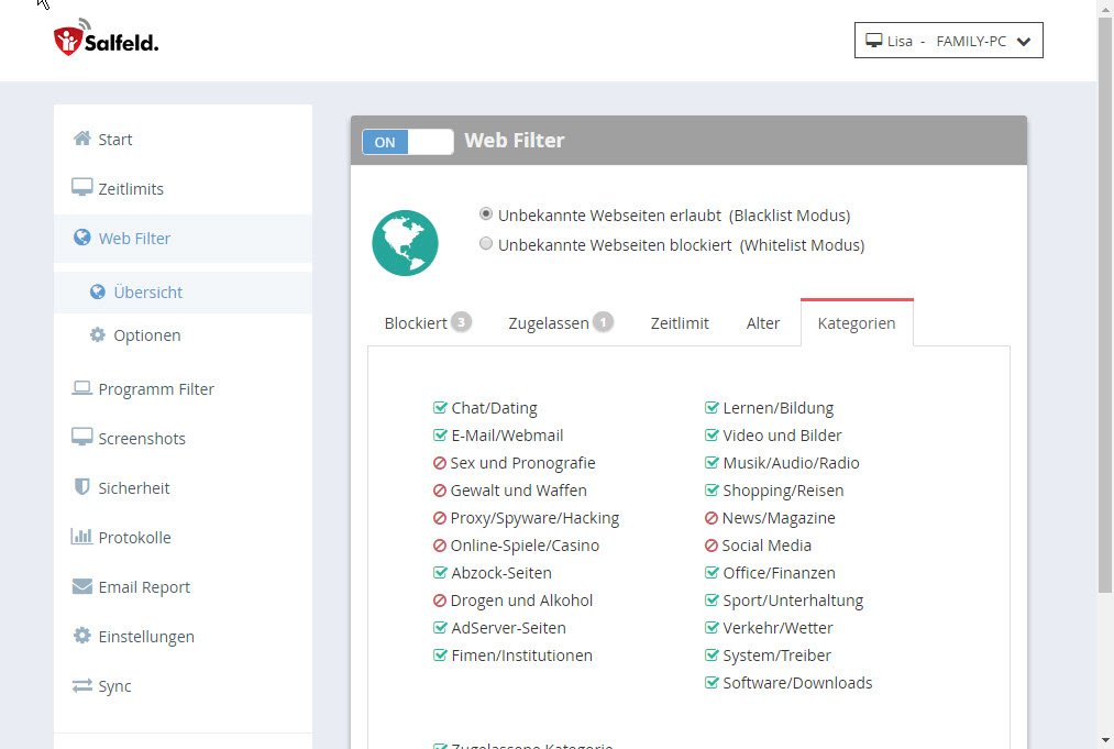 Salfeld Kindersicherung - Download - Kostenlos & schnell auf WinTotal.de