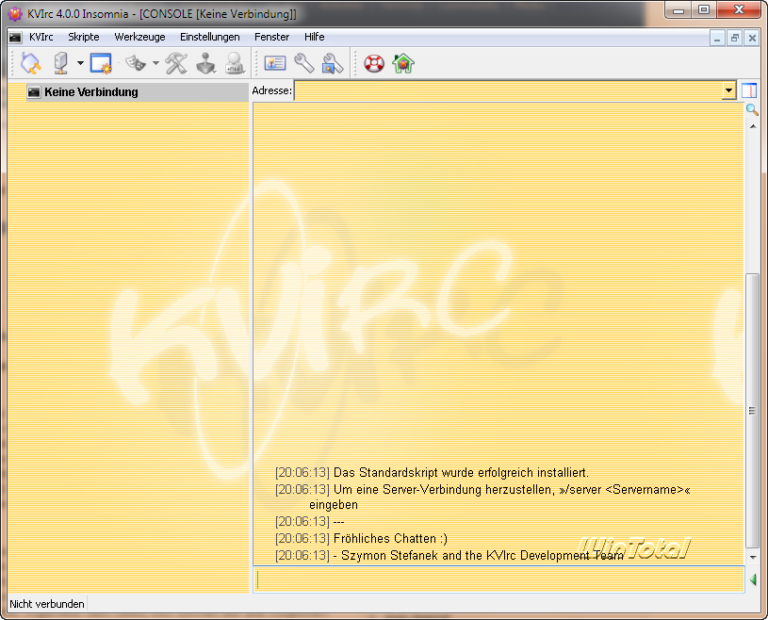 KVIrc - Download - Kostenlos & schnell auf WinTotal.de