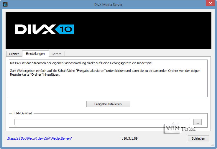 DivX - Download - Kostenlos & schnell auf WinTotal.de