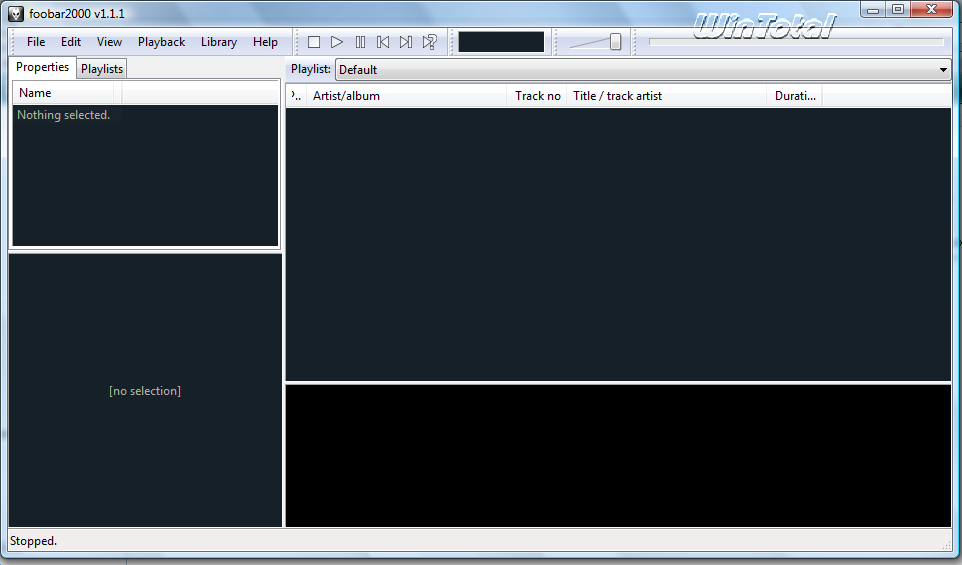 Foobar 2000 - Download - WinTotal.de