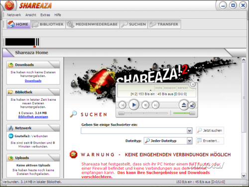 Shareaza - Download - Kostenlos & schnell auf WinTotal.de