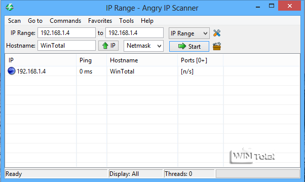 Angry IP Scanner - Download - WinTotal.de