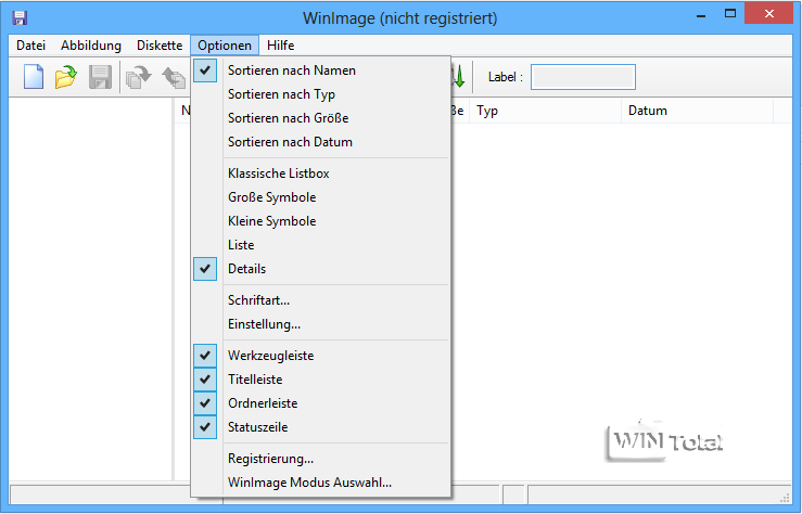 WinImage - Download - WinTotal.de