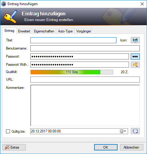 KeePass - Download - Kostenlos & schnell auf WinTotal.de