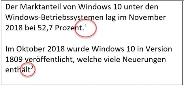 Fußnote in Microsoft Word einfügen und formatieren - Tipps & Tricks