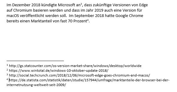 Fußnote in Microsoft Word einfügen und formatieren - Tipps & Tricks