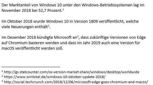 Fußnote in Microsoft Word einfügen und formatieren - Tipps & Tricks