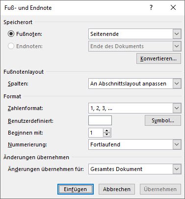 Fußnote in Microsoft Word einfügen und formatieren - Tipps & Tricks