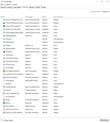 So können Sie in Windows Autostart-Programme ändern - Tipps & Tricks