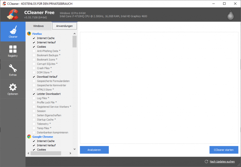 CCleaner: Das Reinigungstool im Test - WinTotal.de