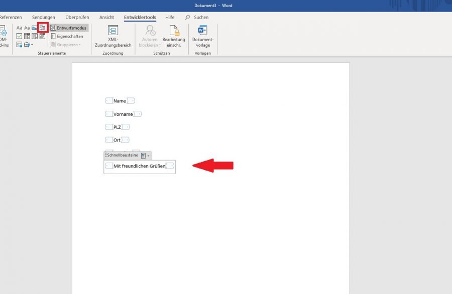 Formular mit Word erstellen: So erstellen Sie ein ausfüllbares Dokument