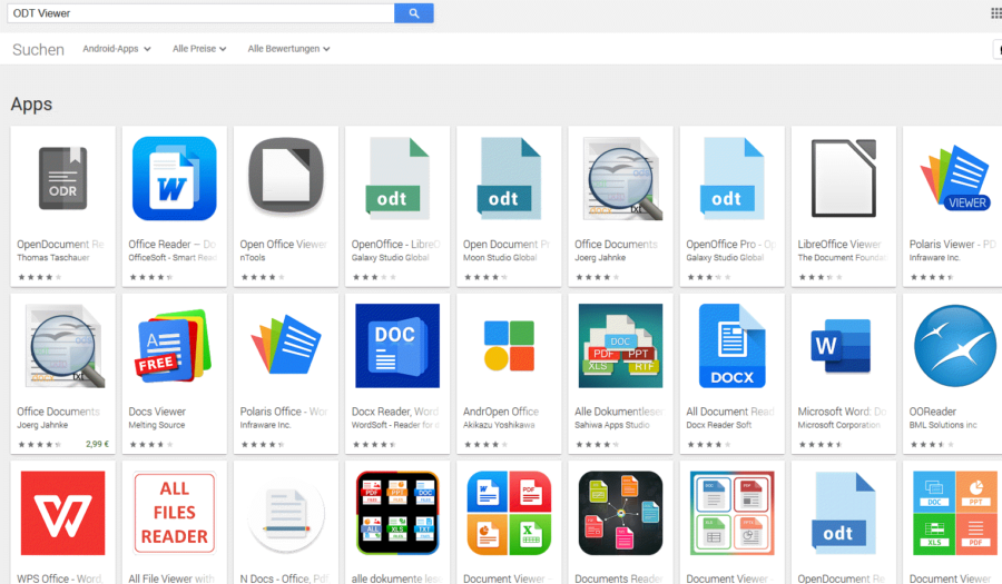 ODT-Datei öffnen: So klappt es in Android, iOS und Windows