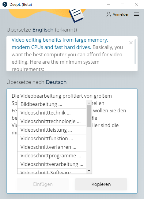 DeepL - Download - Kostenlos & schnell auf WinTotal.de