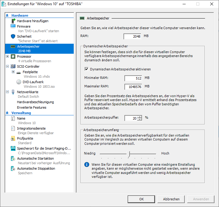 Hyper-V in Windows 10: So installieren und nutzen Sie den Virtualisierer