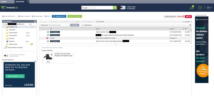 Kostenlose E-Mail-Anbieter: Die besten E-Mail-Dienste im Vergleich