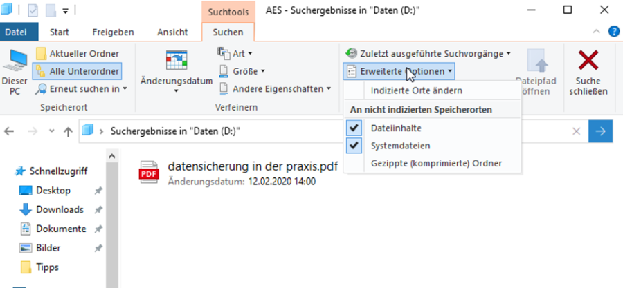 Diese Möglichkeiten bietet die Windows 10 Suche - Tipps & Tricks