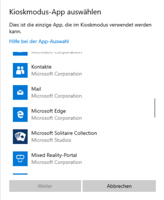 Kiosk-Modus in Windows 10 einrichten und beenden - So geht's