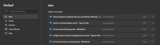 Browserverlauf anzeigen: So finden Sie den Verlauf in jedem Browser