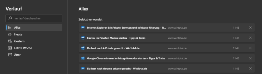 Browserverlauf anzeigen: So finden Sie den Verlauf in jedem Browser