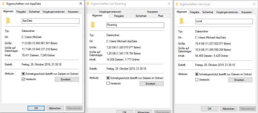 Windows 10 Appdata - so können Sie den Ordner anzeigen und bereinigen