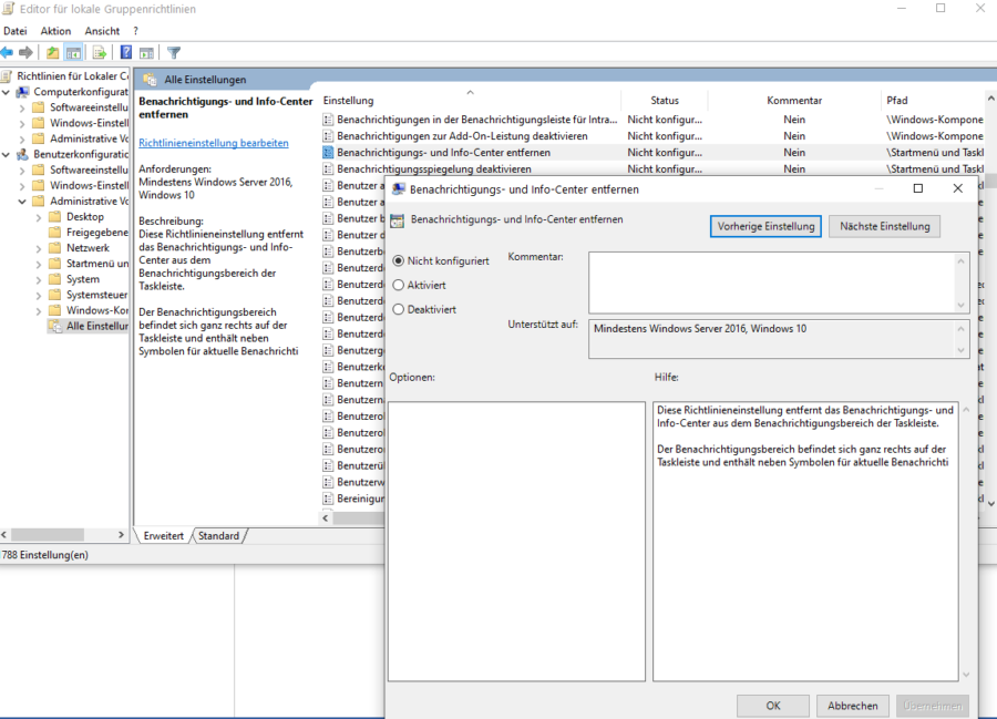 Windows 10 Info-Center: Wir zeigen Ihnen, wie Sie es finden & anpassen