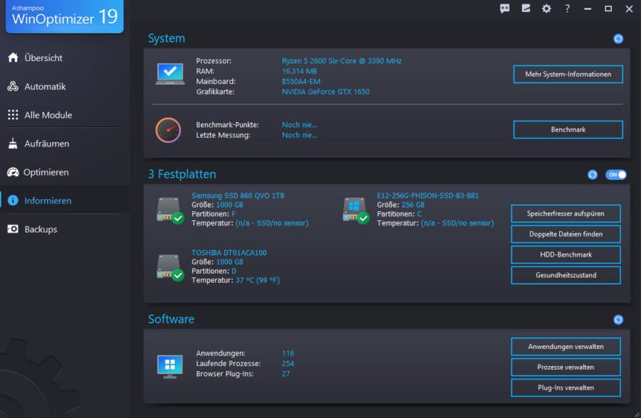 Ashampoo WinOptimizer 19 Test: Was taugt das Optimierungs-Programm?