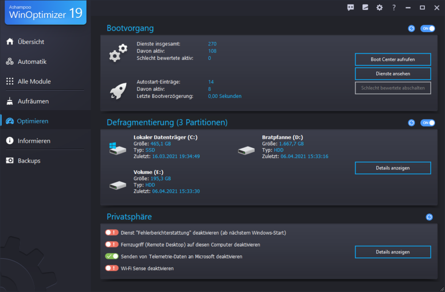 Ashampoo WinOptimizer 19 Test: Was taugt das Optimierungs-Programm?