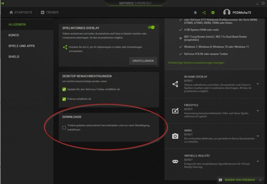 NVIDIA GeForce Experience: Treiber-Software und was noch? - WinTotal.de