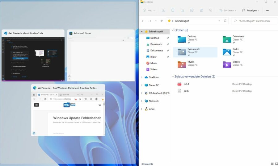 Windows 11 Snap-Layouts: So funktioniert das Multitasking-Feature ...
