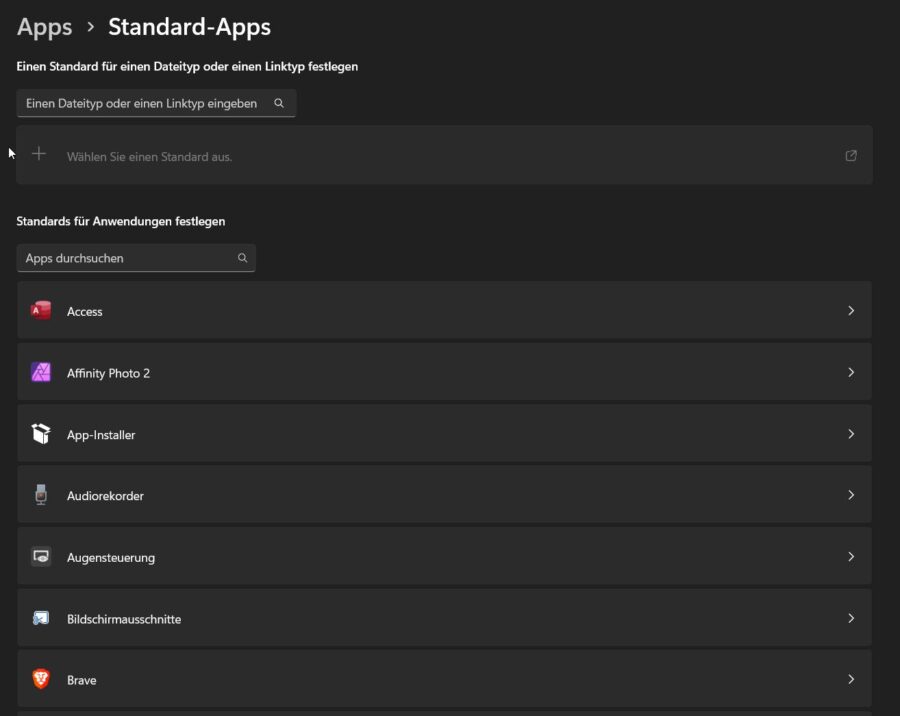 Standards-Apps für verschiedene Dateitypen in Windows 11 ändern - Tipps ...